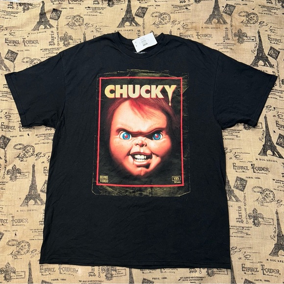 Chucky | Shirts | Chucky Nwt Adult Official Merchandise Black Short ...
